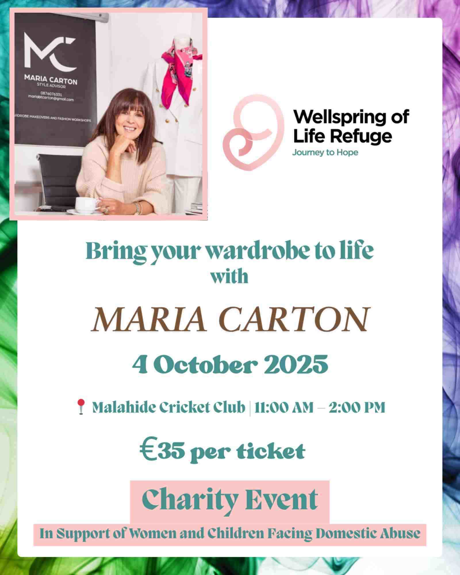 Maria Carton Fashion Masterclass - Spirit Radio